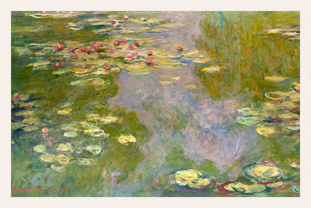 Claude Monet - Water Lilies, 1919 Variante 2 | 13x18 cm | Premium-Papier